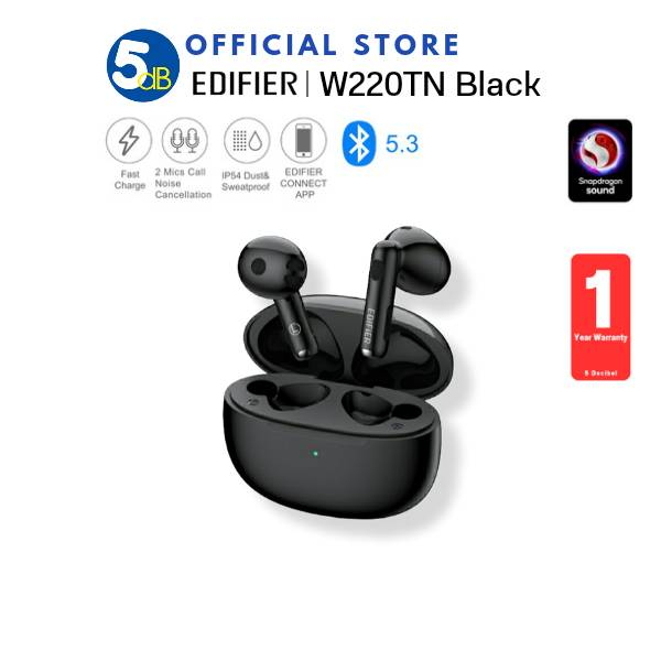 EDIFIER W220T True Wireless Bluetooth Earbud Earphone with Snapdragon ...