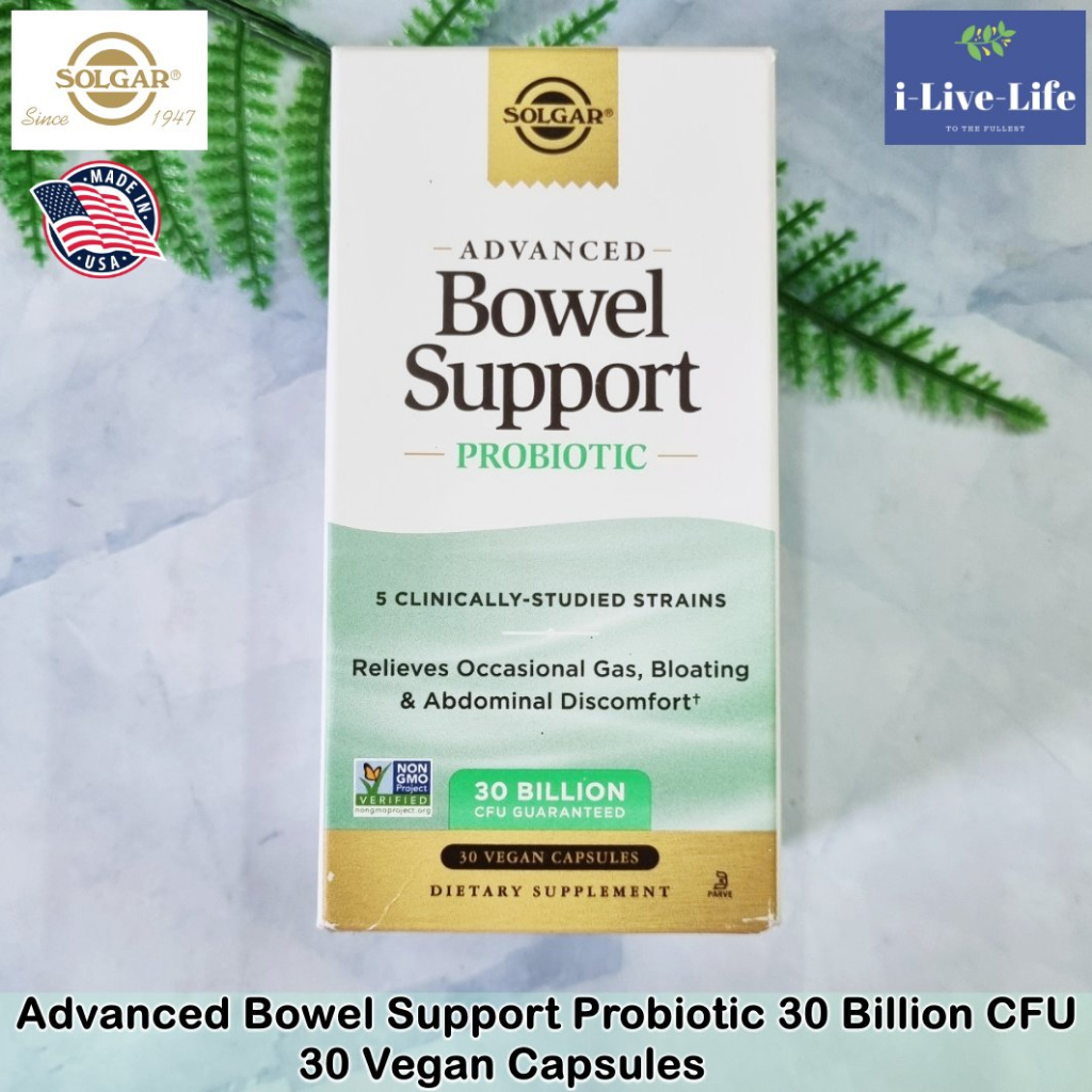 29% Sale!!! EXP. 12/24 Solgar - Advanced Bowel Support Probiotic 30 ...