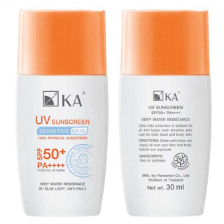 [NEW ARRIVAL] KA UV SUNSCREEN SPF50+ PA++++ Sensitive Skin 30 มล. ...