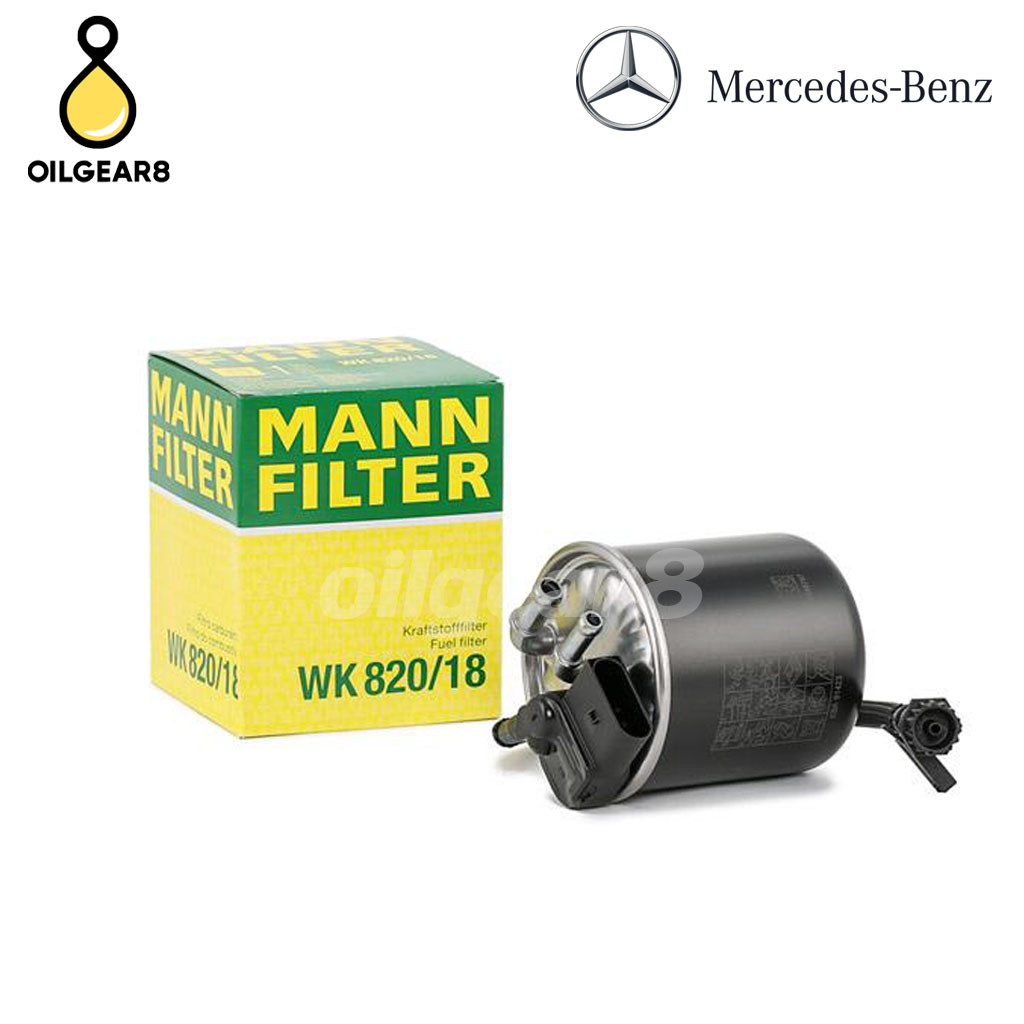BENZ กรองโซล่า ยี่ห้อ MANN FILTER WK820/18 เครื่อง M651 รุ่น W204 W212 ...