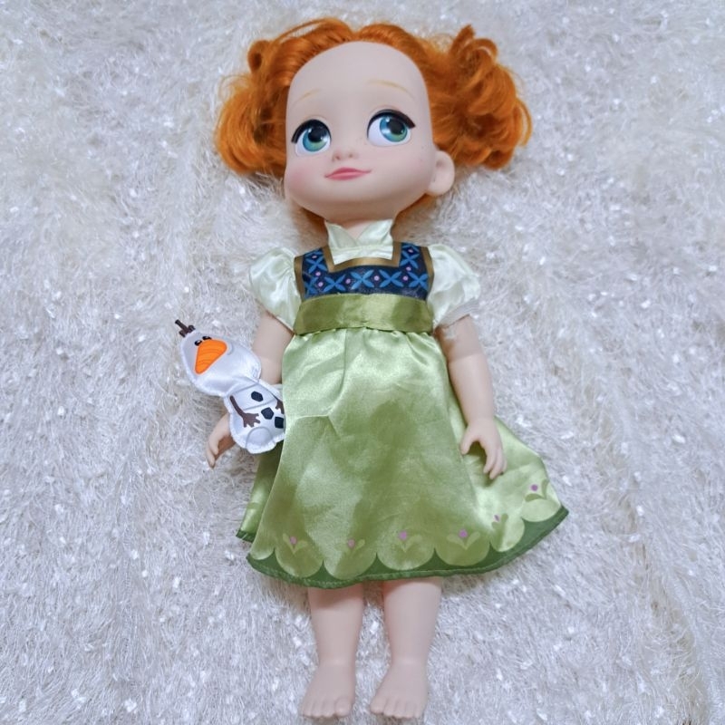 ตุ๊กตาแอนนาดิสนี่ย์แอนนิเมเตอร์ Frozen Anna animator มือสอง | Shopee ...