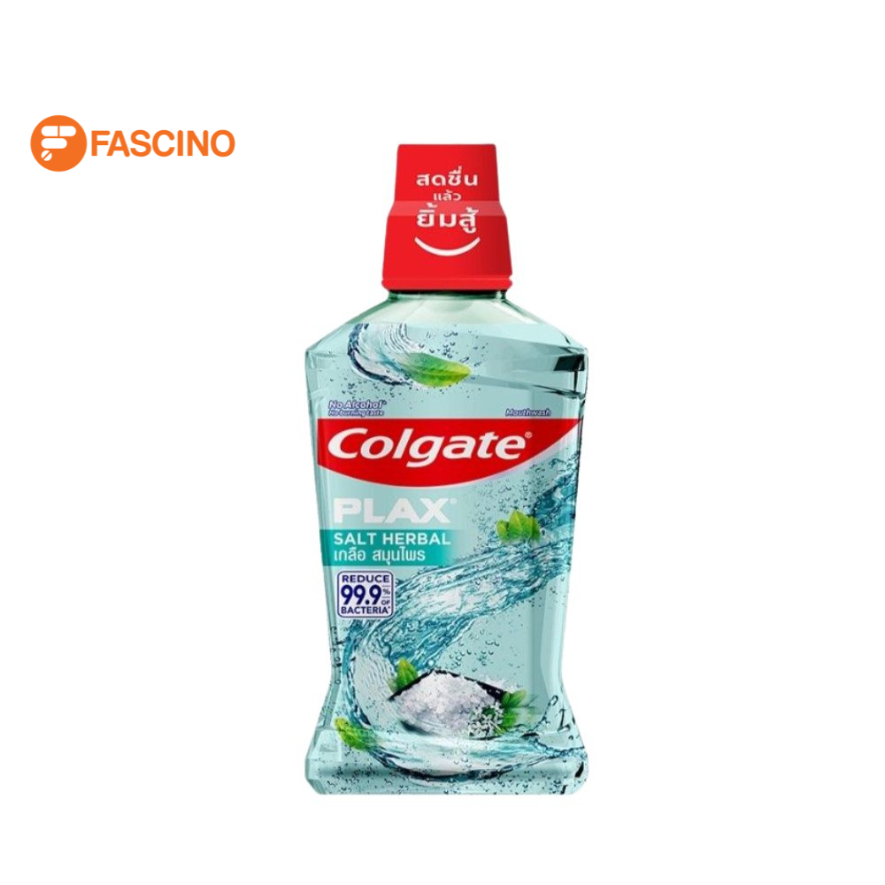 COLGATE น้ำยาบ้วนปาก สูตร Plax Salt Herbal (500ml.) | Shopee Thailand