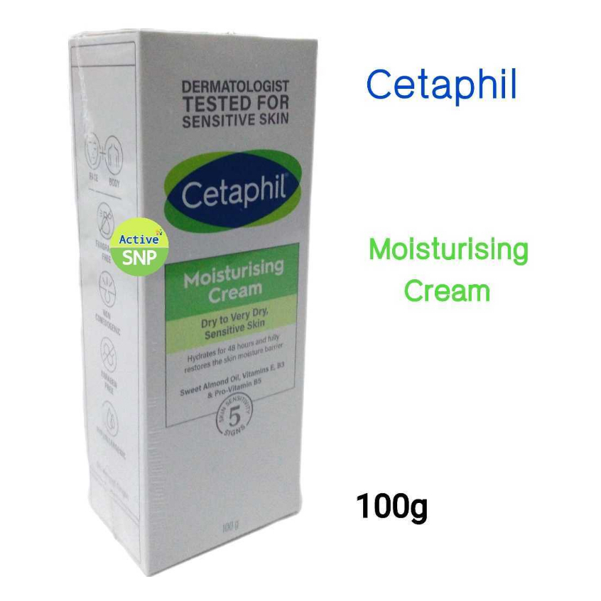 (ใหม่!!) Cetaphil Moisturizing Cream 100g ให้ความชุ่มชื้นอย่างเข้มข้น ...
