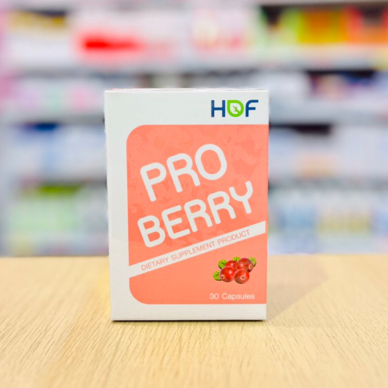 HOF PROBERRY โพรเบอร์รี (30 แคปซูล) ผลิตภัณฑ์เสริมอาหารจุลินทรีย์โพรไบโ ...