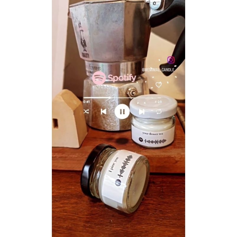 เทียนหอม 30g menimal candle | Shopee Thailand