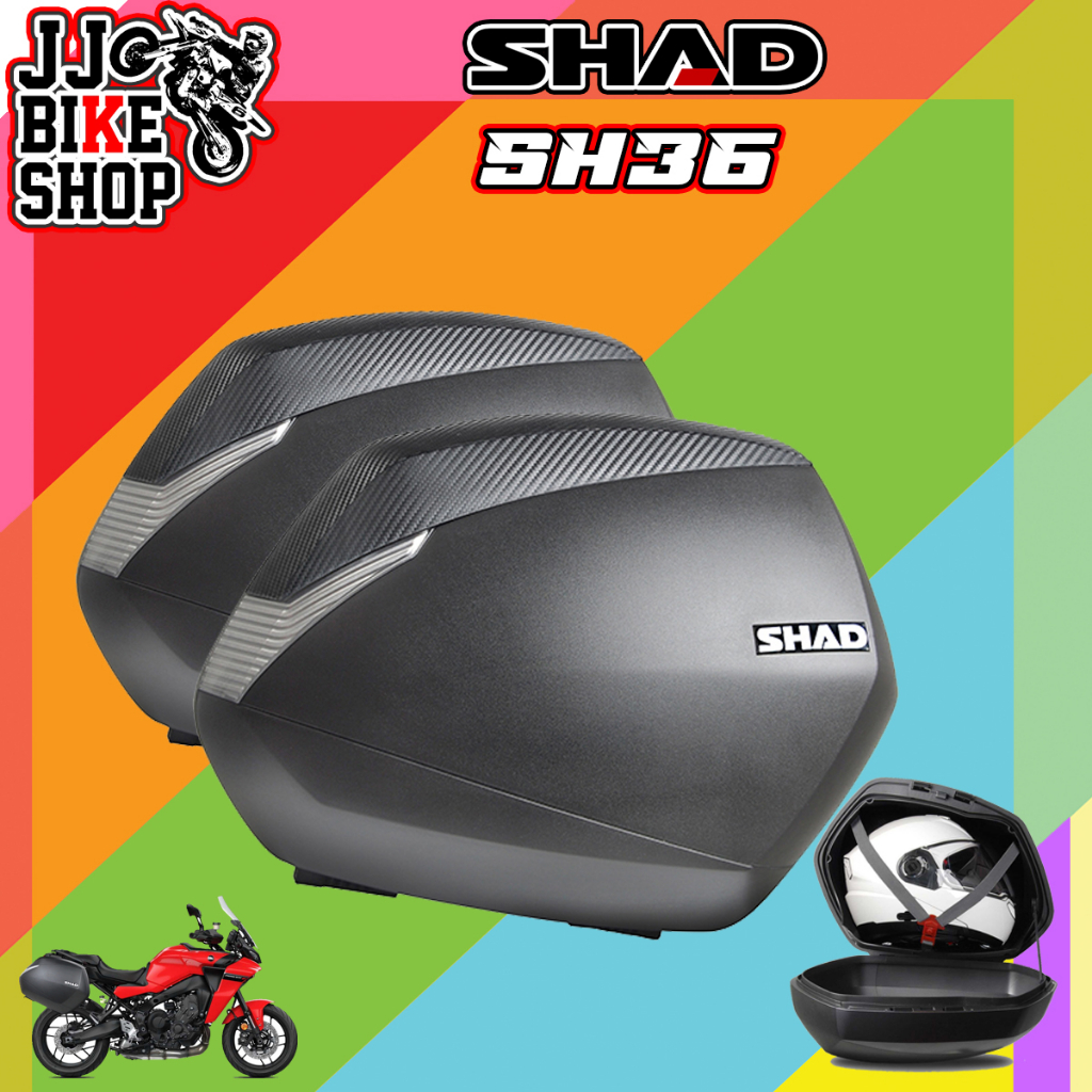 กล่องข้าง SHAD SH36 / 35 CARBON กล่องข้างมอไซคฺ์ | Shopee Thailand