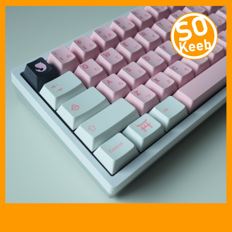 Cherry Blossom Keycaps ปุ่มกดสําหรับ Mechanical Keyboard PBT Cherry ...