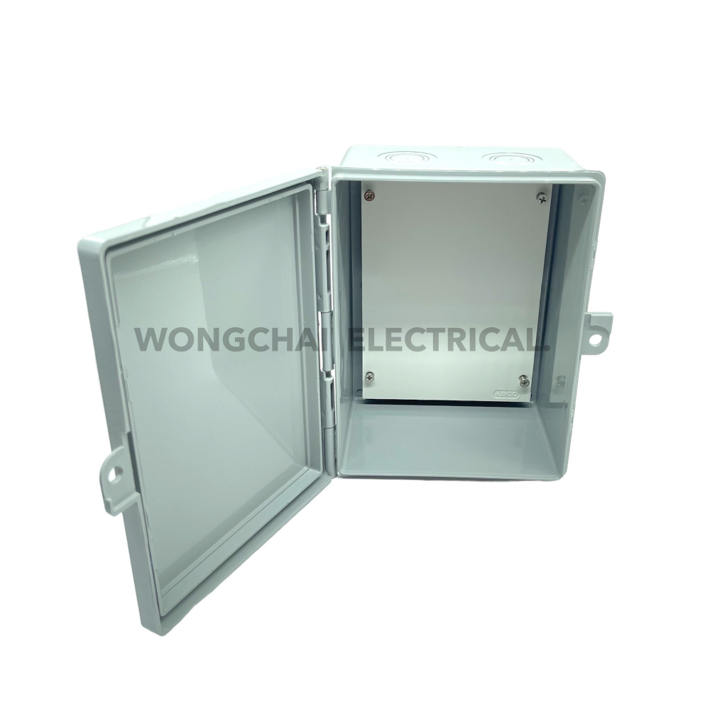 ตู้กันฝน ตู้กันน้ำ ขนาด 6x8 นิ้ว ยี่ห้อACBO ตู้PVC ตู้ไฟ ตู้เบรคเกอร์ ...