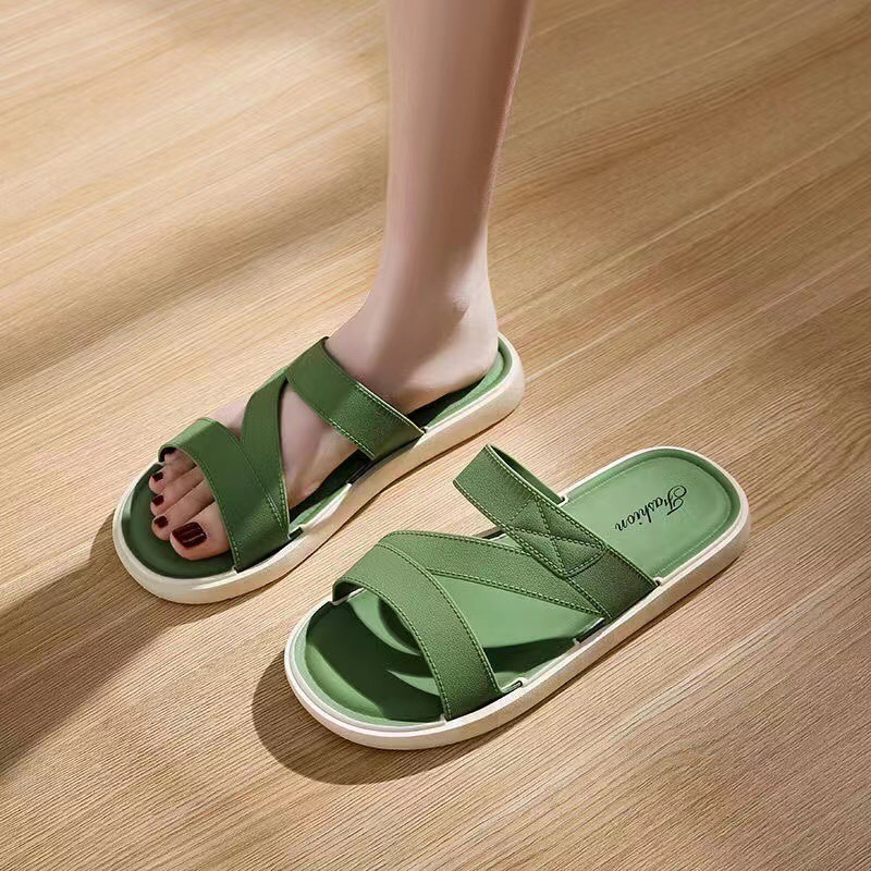 รองเท้าแตะ แบบสวม น้ำหนักเบา ใส่สบายเท้า YH-2301 | Shopee Thailand