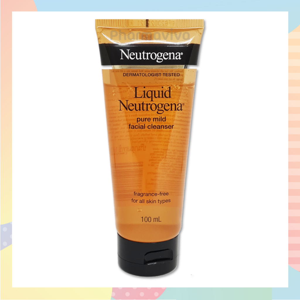 เจลล้างหน้า Liquid Neutrogena Pure Mild Facial Cleanser Fragrance-free ...