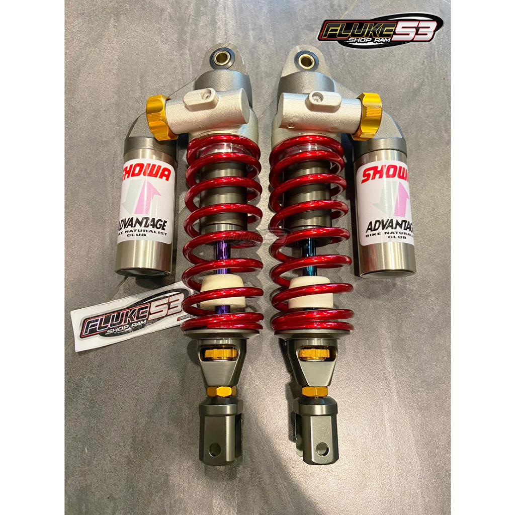 🔻โช๊คตัวจบราม 53🔻แบรนด์ SHOWA แกนรุ้ง สปริแดงแก้ว (สีพิเศษ) ใส่ตรงรุ่น ...