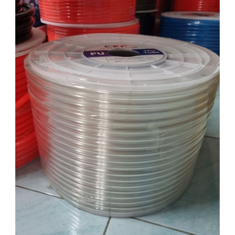 สายลม PU 12x8 mm เลือกสีได้เลยค่ะ ม้วน 100 เมตร | Shopee Thailand