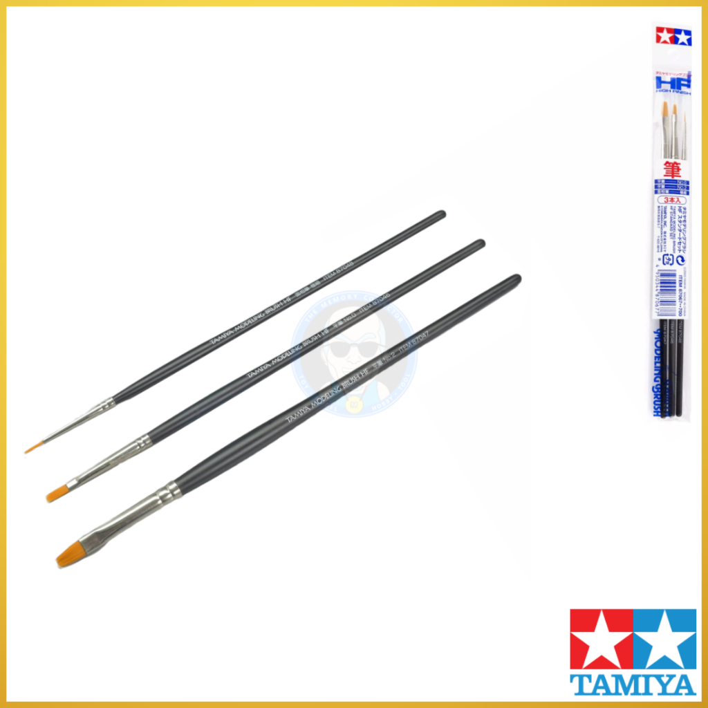 TAMIYA MODELING BRUSH HF STANDARD SET พู่กัน ด้ามดำ | Shopee Thailand