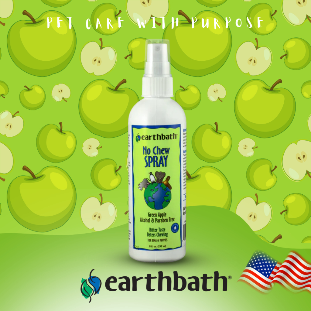 Earthbath No Chew Spray for Dogs 237ml สเปรย์รสขม ป้องกันสุนัขกัดแทะ ...