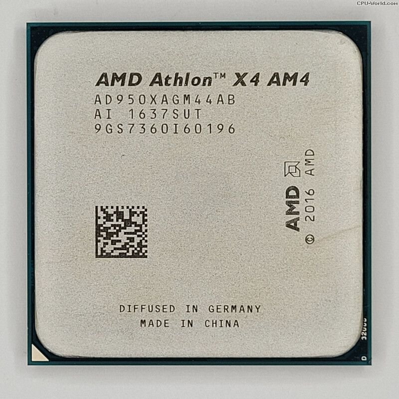 AMD Athlon X4 950 3.5 GHz ใช้ Quad-Core Quad-ด้าย L2 = 2M 65W ...