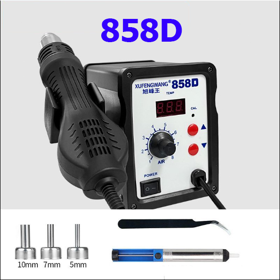 858D/8586D เครื่องเป่าลมร้อน ปืนลมร้อน ปืนเป่าลมร้อน สถานี สถานี ปรับ ...