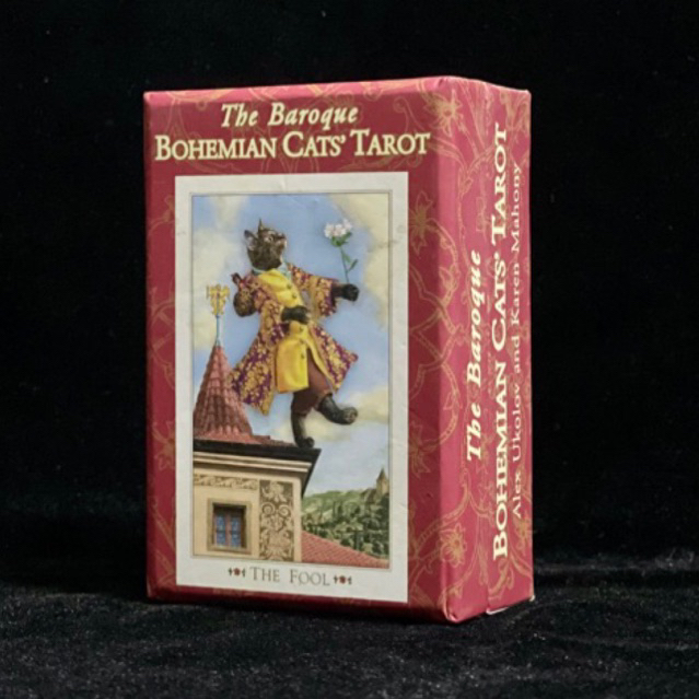 Tarot_raredecks-The Baroque Bohemian Cat’s Tarot (miniature deck)Gold ...