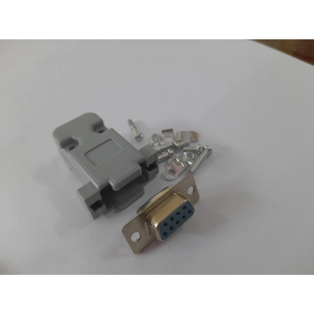 ชุดหัวประกอบ DB-9 DB9 RS232 Male Female Connector with socket D-Sub 9 pin PCB Connector | Shopee ...
