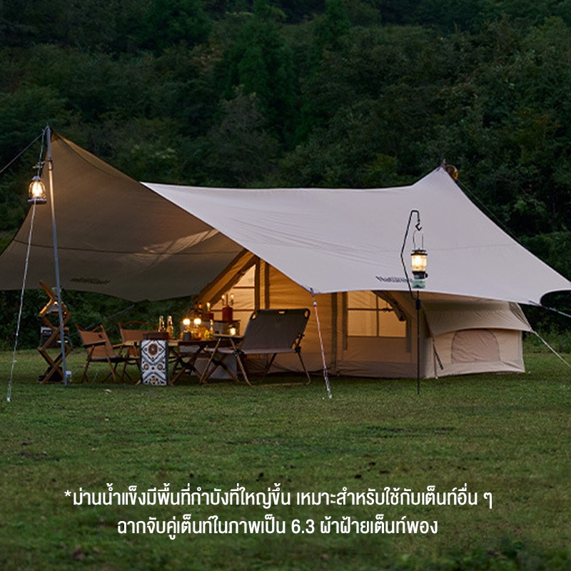 Naturehike Extra Large Glacier Octagonal Sky Outdoor Canopy Camping ...