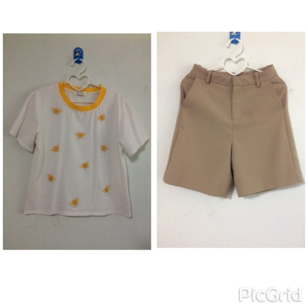 มือ 2 Glucoat > เสื้อยืดคอกลม + กางเกงขาสั้น | Shopee Thailand