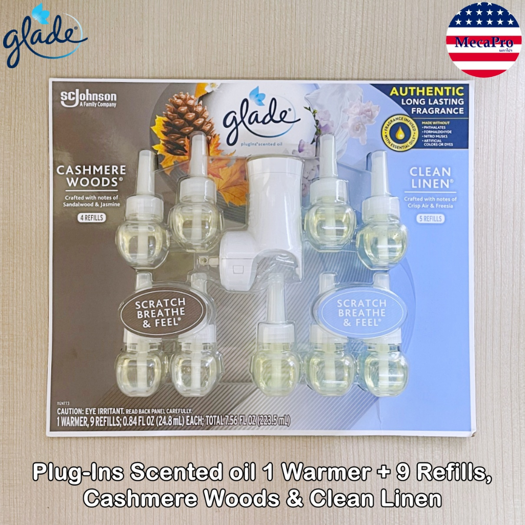 Glade® Plug-Ins Scented oil Warmer and Refills เกลด เครื่องพ่นสเปรย์ ...