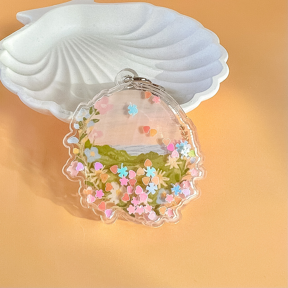 พวงกุญแจเชคเชค Keyring Shake Shake Sea with bloom | Shopee Thailand