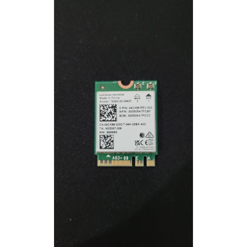 การ์ด intel AX210 M.2 WiFi 6E + Bluetooth 5.3 | Shopee Thailand