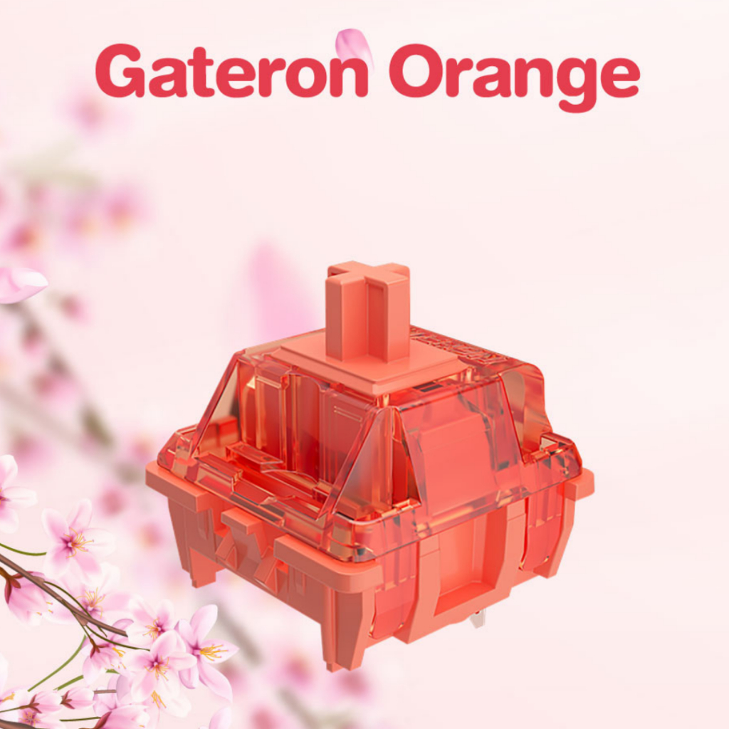 คีย์บอร์ด AKKO Sakura Jelly RGB TKL 87% เคสอะคริลิค สีชมพู Gateron Pink ...