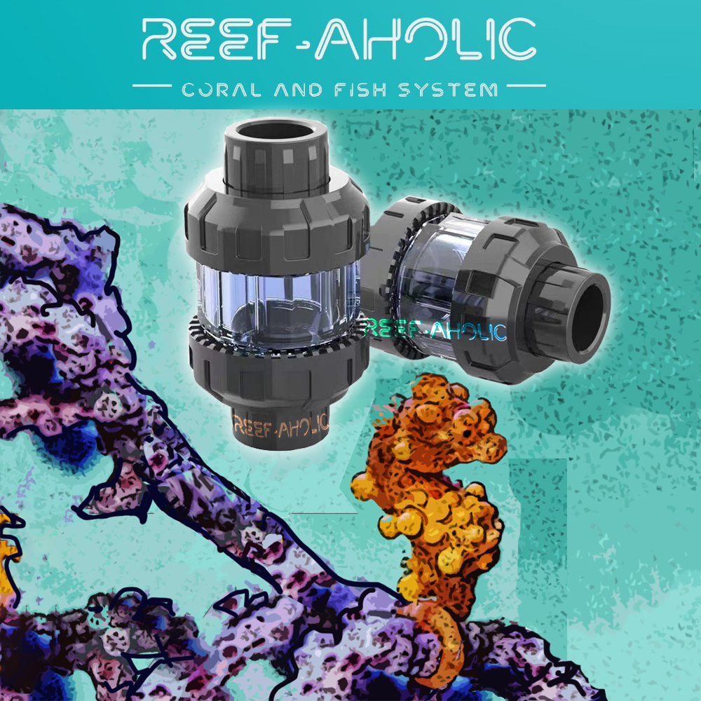 Reef-aholic TY เช็กวาล์วกันน้ำย้อนแบบใส มองเห็นไส้ ติดตั้งได้ทั้งแนวตั้งและแนวนอน Check Valve ...