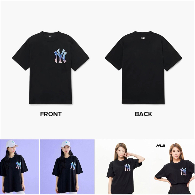 พร้อมส่ง MLB Basic Big Logo T-Shirts | Shopee Thailand