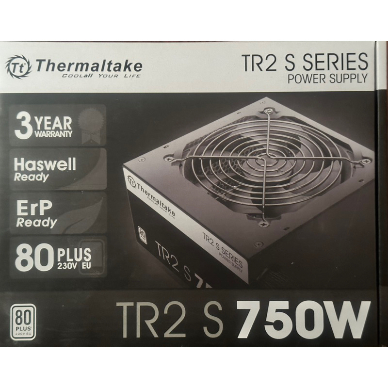 *ส่งฟรี* POWER SUPPLY (อุปกรณ์จ่ายไฟ) THERMALTAKE TR2 S 750W (80 PLUS ...