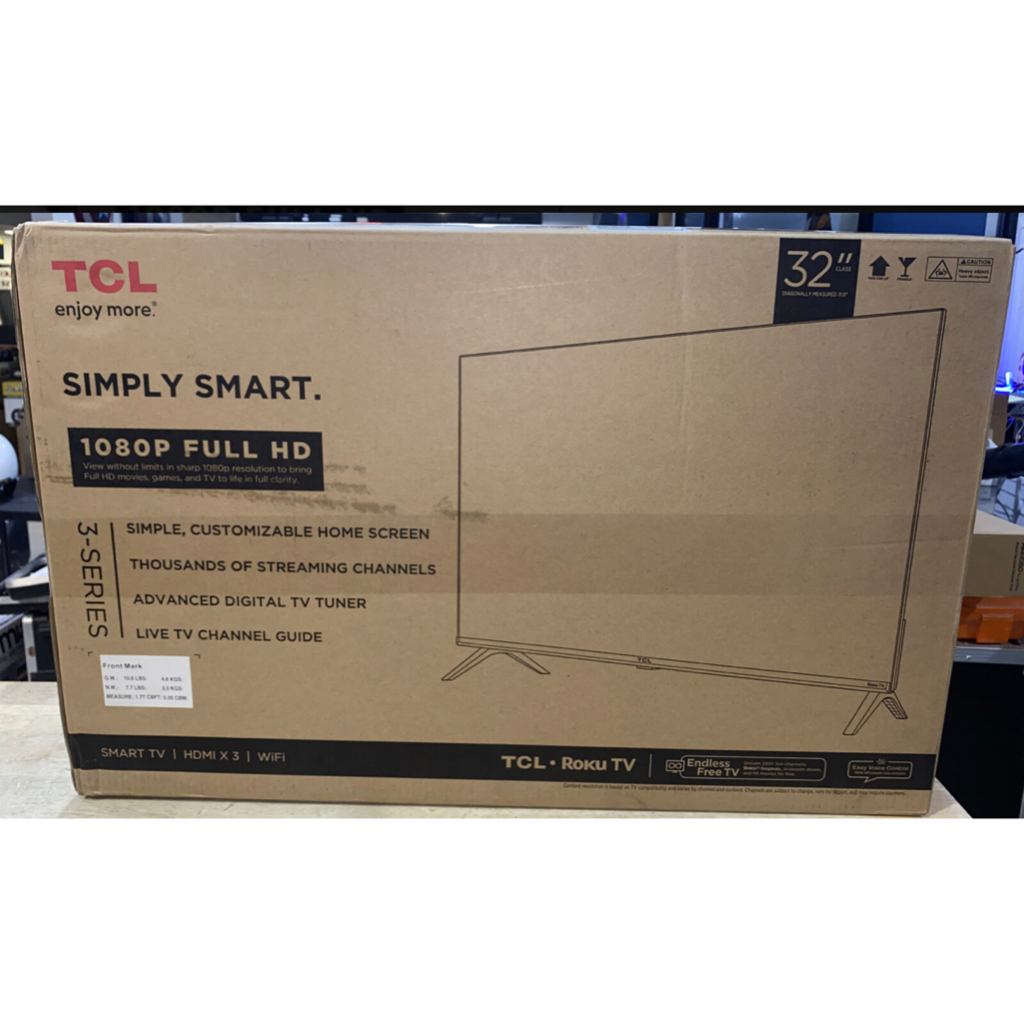 TCL Class 3-Series 32S359 32" Full HD LED Smart TV | Shopee Thailand