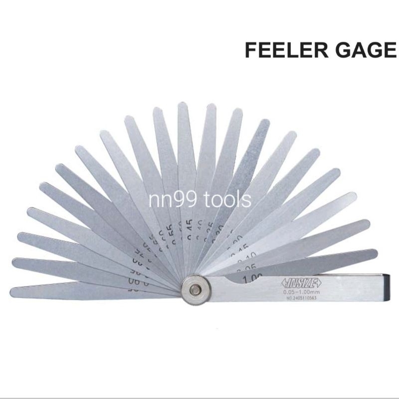 ฟิลเลอร์เกจ Feeler Gage 32 ใบ, 4" (100mm) INSIZE อินไซส์ รุ่น 4602-32 ...