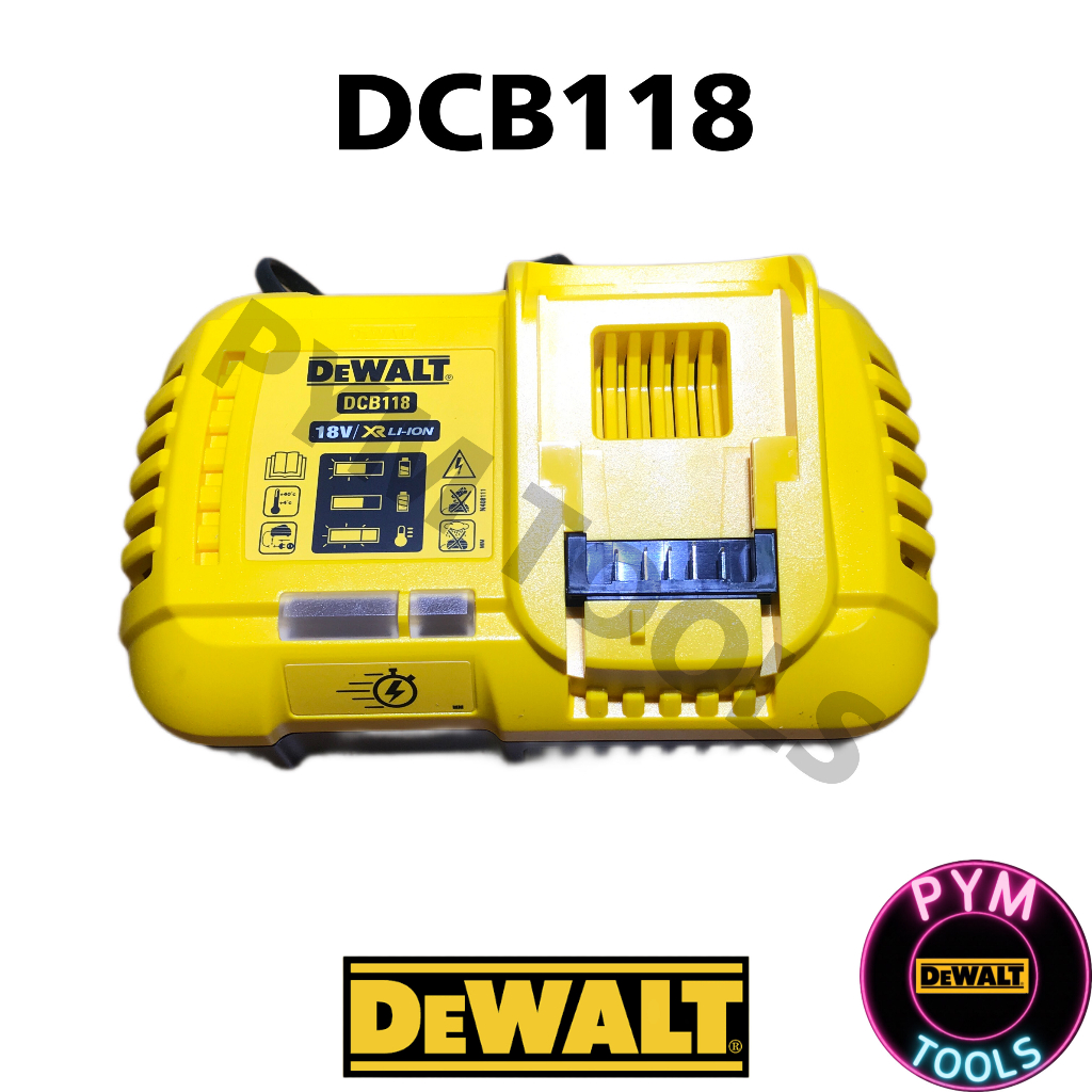 DEWALT แท่นชาร์จแบตเตอรี่ 18V. รุ่น DCB118 (8A) รับประกันศูนย์ 1 ปี ...