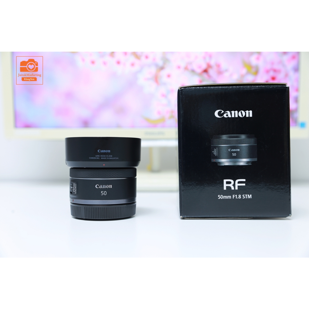 Canon Lens RF 50 mm. F1.8 STM มือสอง ยังเหลือประกันร้าน | Shopee Thailand