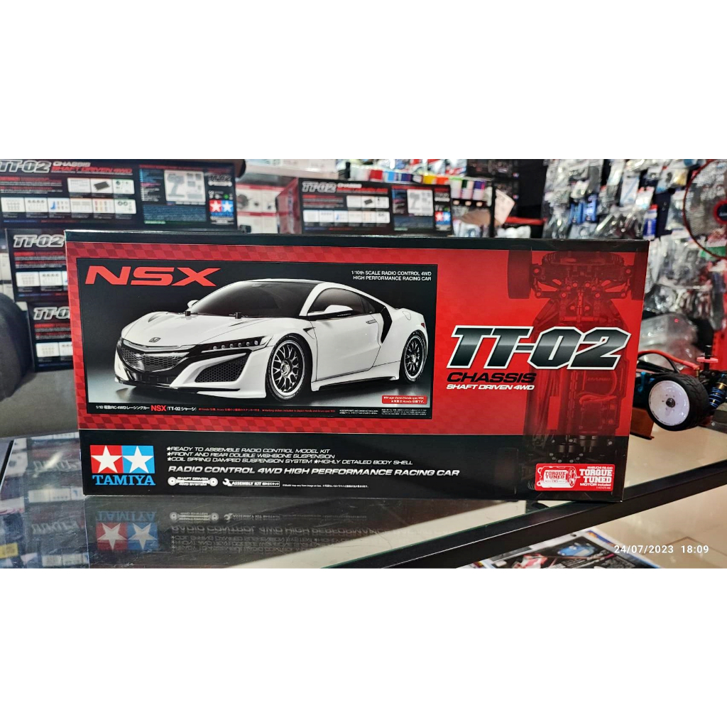 1:10 Honda NSX Chassis Kit TT-02 For Tamiya | Shopee Thailand
