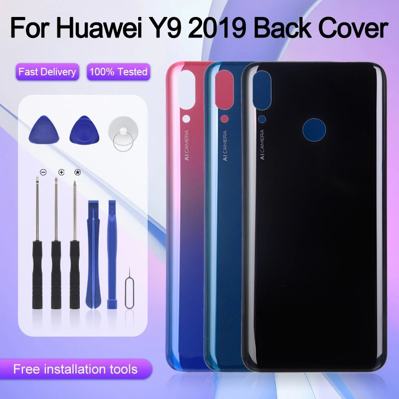ฝาหลัง(Black Cover ) Huawei Y9-2019 พร้อมชุดถอด | Shopee Thailand