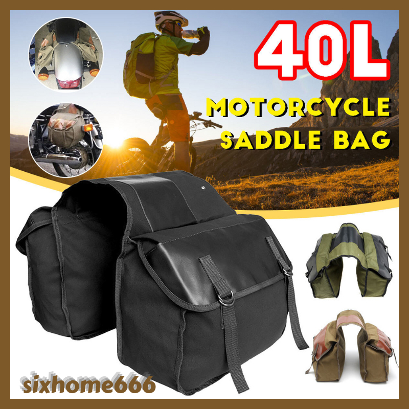 กระเป๋ามอเตอร์ไซค์ กระเป๋าผ้าใบติดข้างมอเตอร์ไซค์ Haley Sportster Honda ...