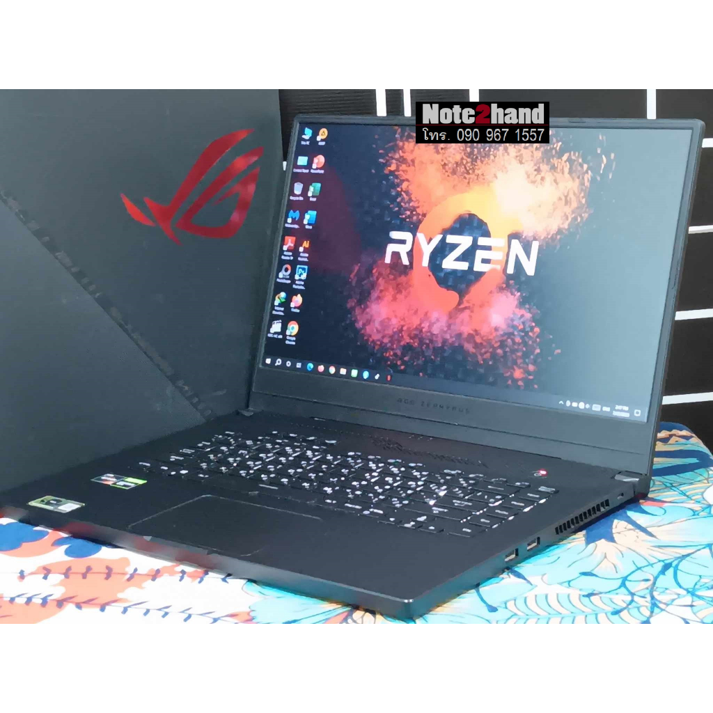 โน๊ตบุ๊คมือสอง ASUS CPU AMD Ryzen 7 3750H จอ15.6”IPS 120Hz+แรม16+NVMe ...