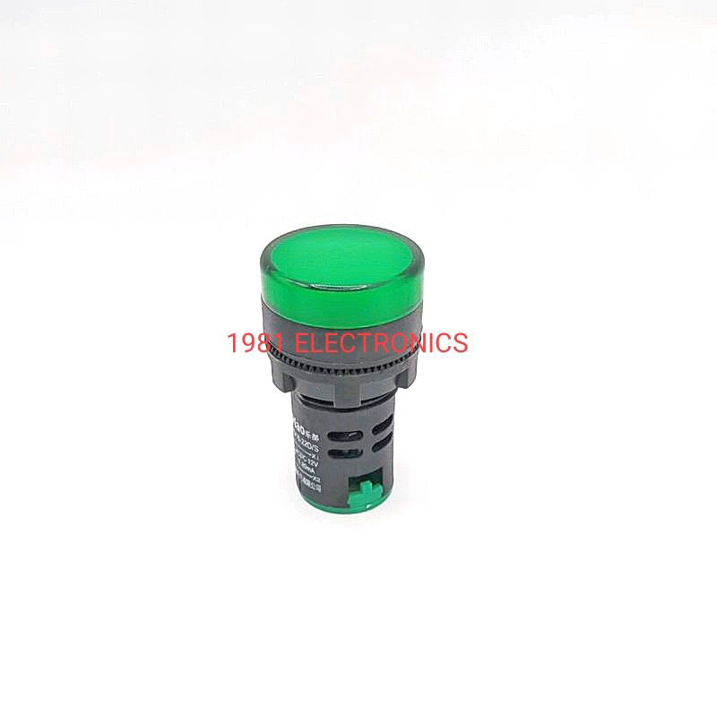 AD16-22DS AD16-22D/S LAMP 22MM. แลมป์หลอดไฟโชว์แสดงสถานะ 12VDC/AC 24VDC/AC 220VAC | Shopee Thailand