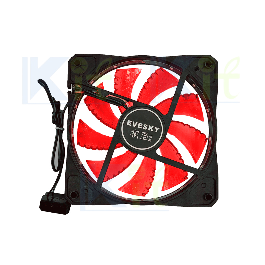 พัดลมระบายความร้อน Evesky ขนาด 12cm. Fan Case no Box | Shopee Thailand