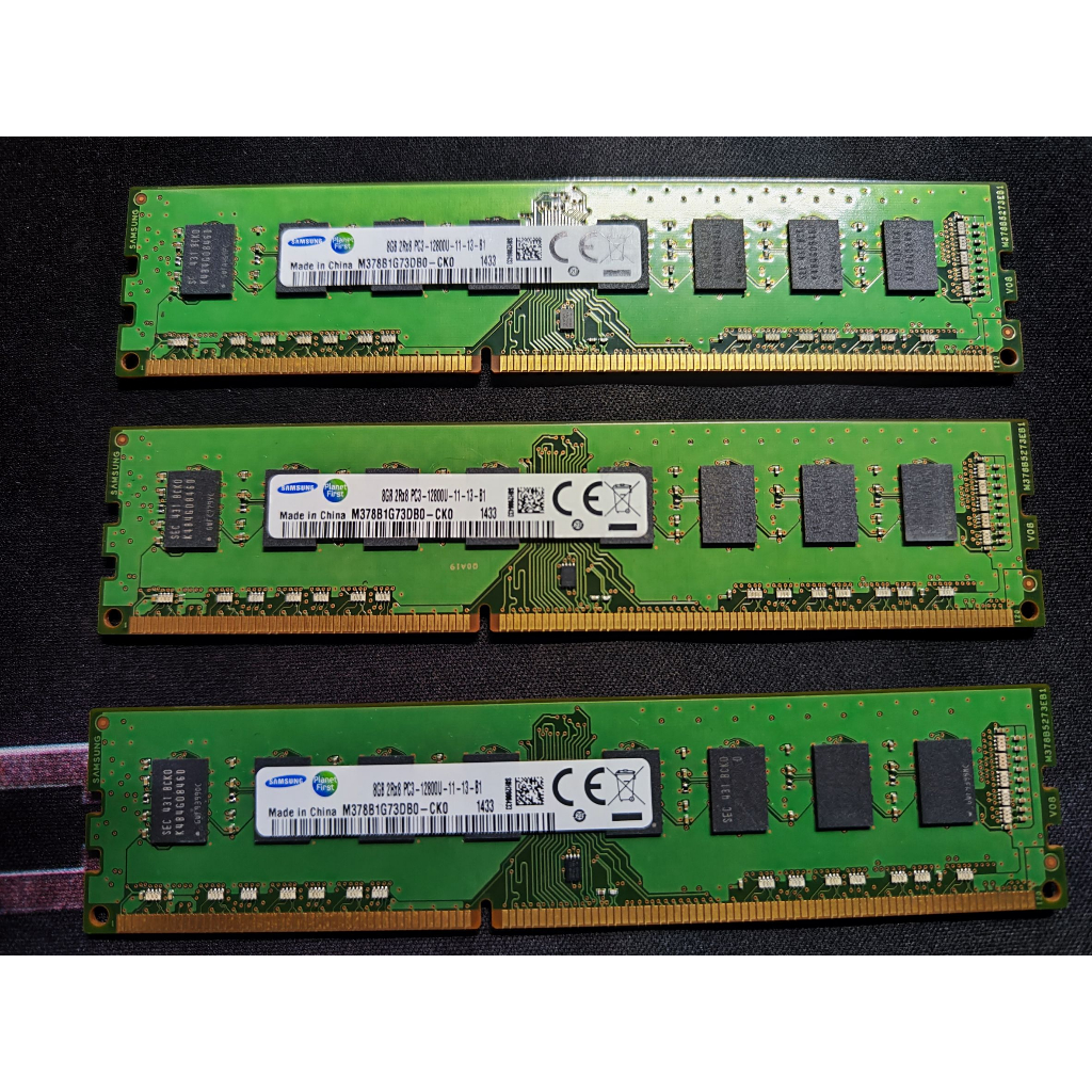 RAM DDR3 8GB 1600 SAMSUNG ใช้งานได้ปกติ สภาพสวย มีประกัน 15 วัน ...