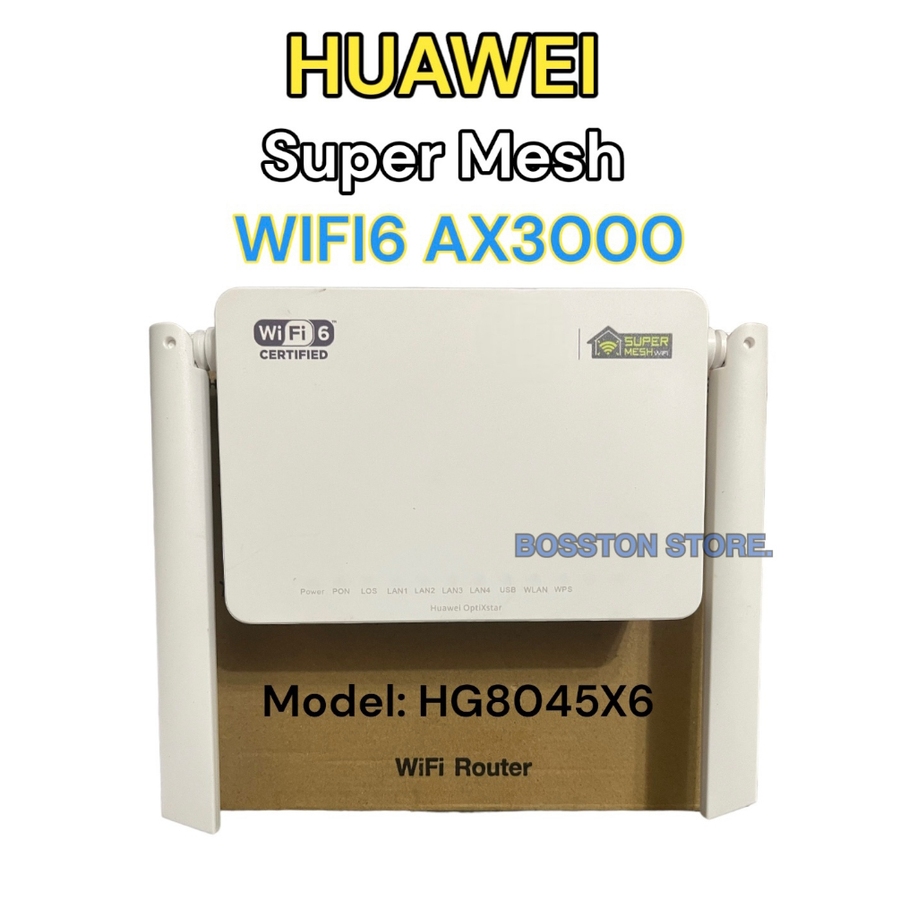 HUAWEI Optixstar HG8045X6 GPON Terminal Super Mesh WIFI6 AX3000 สินค้า ...