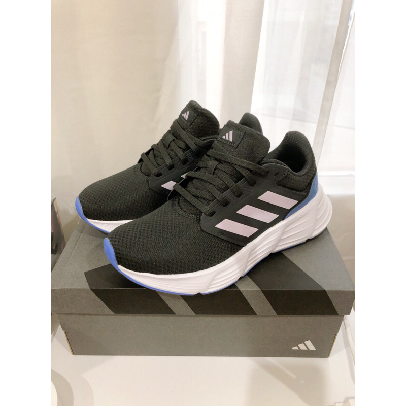 Adidas Galaxy 6 HP2410 สี Carbon / Silver Dawn / Blue Fusion Met. 5.5 ...