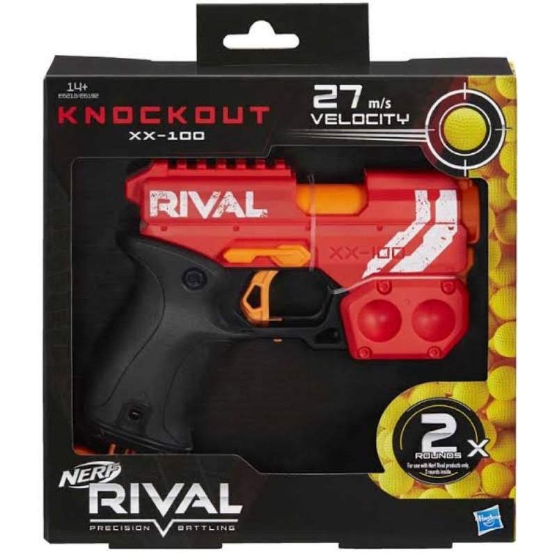 Nerf Rival Knockout XX-100 Blaster Gun Red ปืนเนิร์ฟไีรวอล ของแท้ ของเล่น | Shopee Thailand