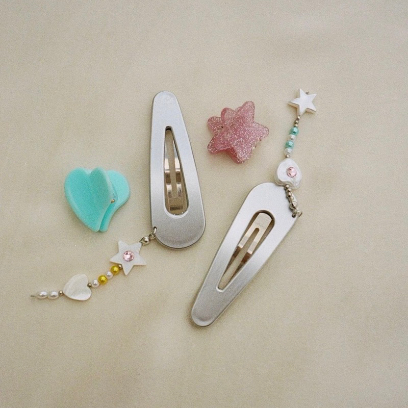 [พร้อมส่ง] Emi Jay - Snap Clip Set in Mother of Pearl | Shopee Thailand