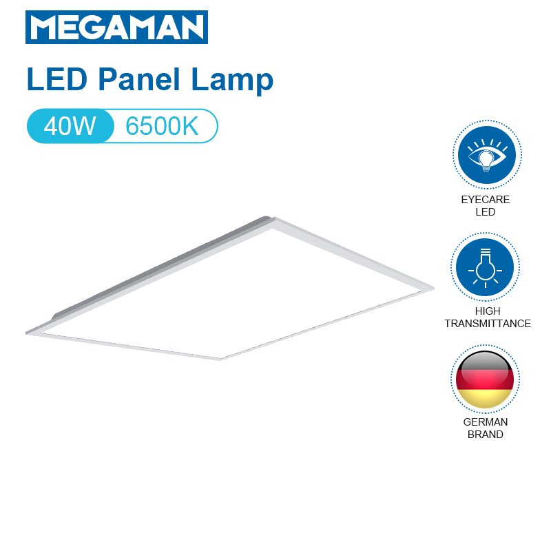 Megaman LED Panel โคมไฟติดเพดาน ขนาด 30x 120cm 60x60 cm 40 วัตต์ ...