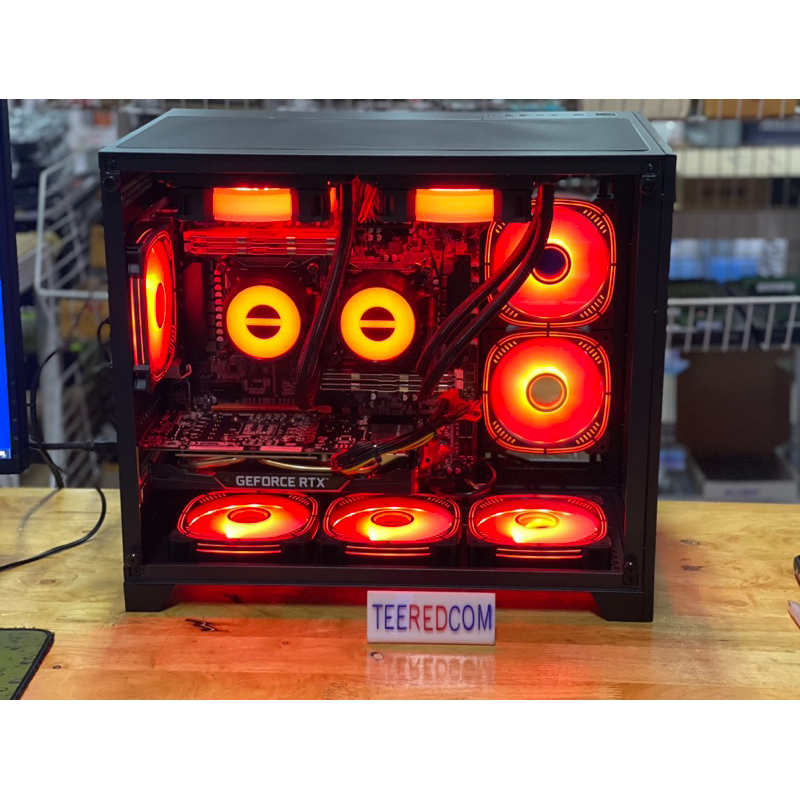 คอมประกอบ คอมปล่อยบอท เล่นเกมส์ ทํางาน ตัดต่อ 2CPU xeon xeon 2697v2 X2 24c/48t VGA 4-16GB RAM16 ...