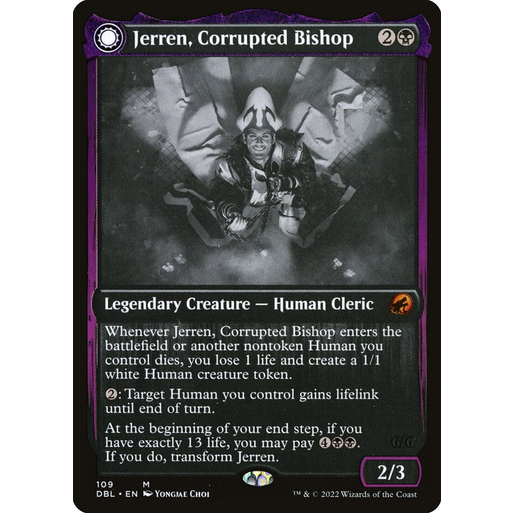 [MTG] Jerren, Corrupted Bishop [DBL] [BLACK] [MYTHIC] [NORMAL] [ENG ...