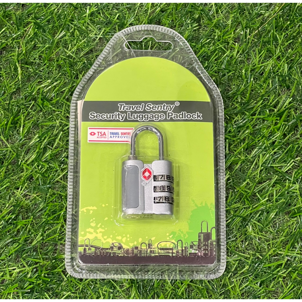 กุญแจแบบรหัส3รหัสซิงค์ Travel Sentry รุ่น TSA-002 สีดำ/สีเงิน | Shopee ...